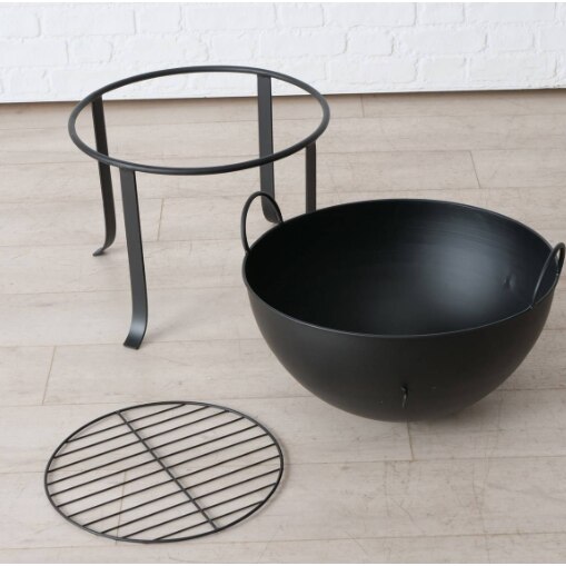 Gratar disc din fonta Colonial Boltze, 55 x 43 cm, negru - eMAG.ro