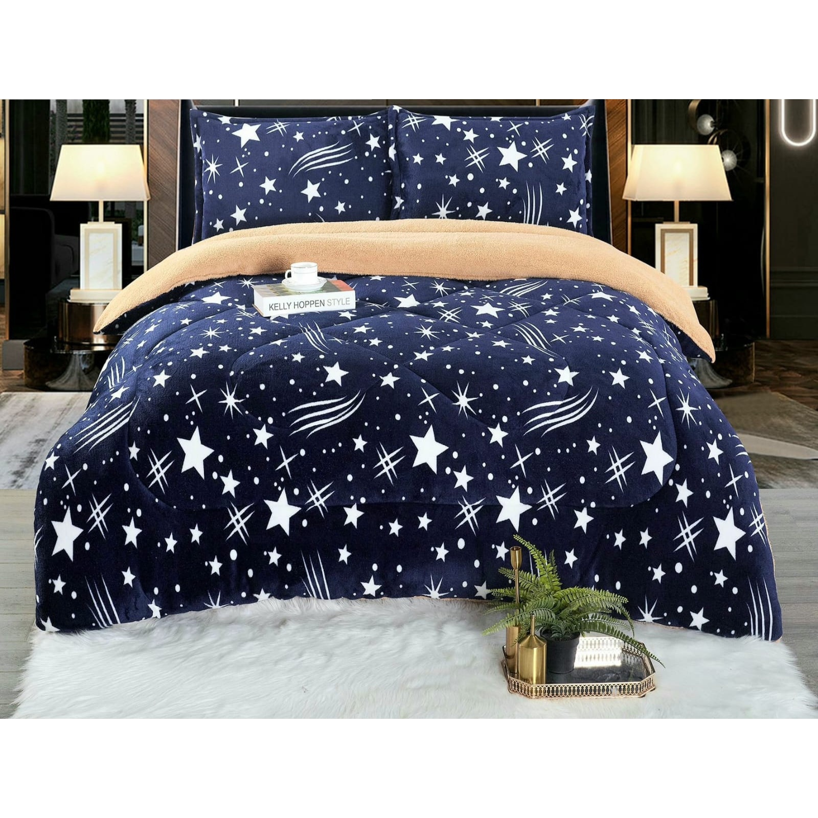 Set de 2 Persoane Pilota Cocolino cu Blanita 3 Piese, 2 Fete de Perna ...