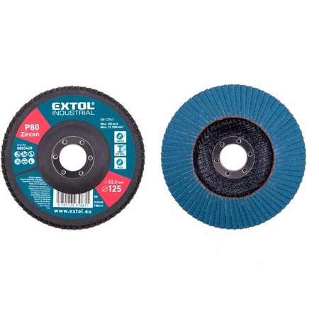 Extol lamellás csiszoló 125x22 mm P80 INOX - eMAG.hu