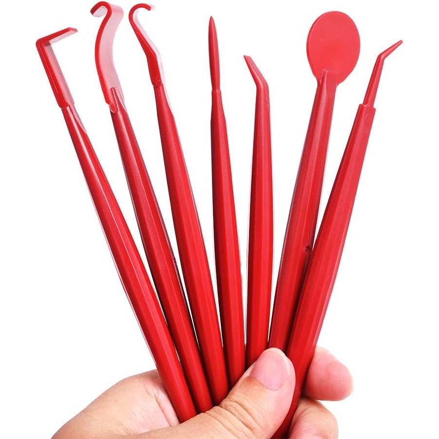 Set Leviere auto pentru scos plastice, Sunmostar, ABS, Rosu - eMAG.ro