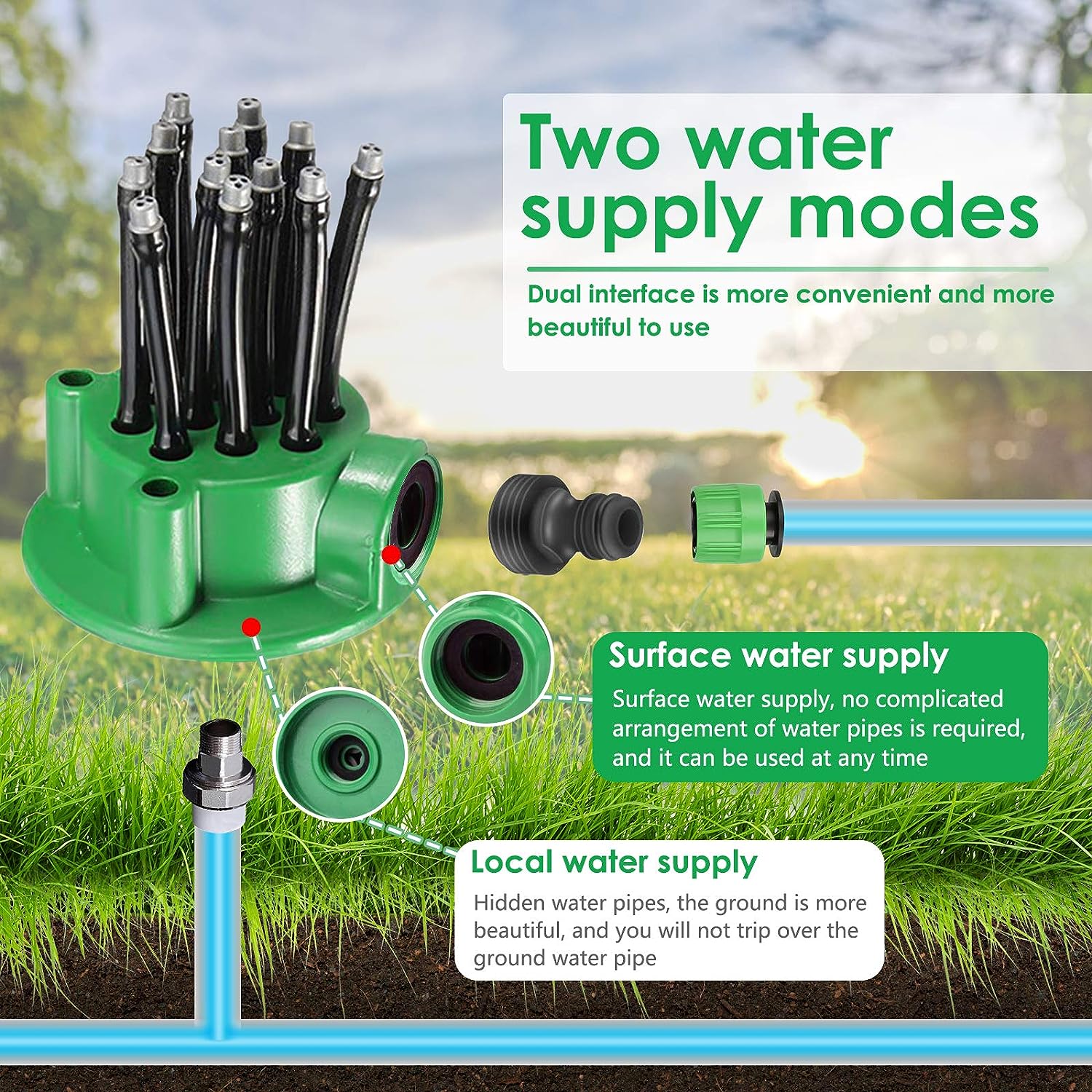 Aspersoare de gradina, Verde - eMAG.ro