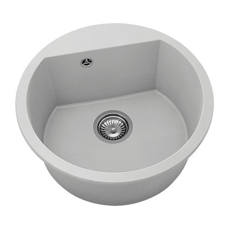 Chiuveta Bucatarie Rotunda Fat Avangard 223 Ø51 Cm, Fatgranit Light ...