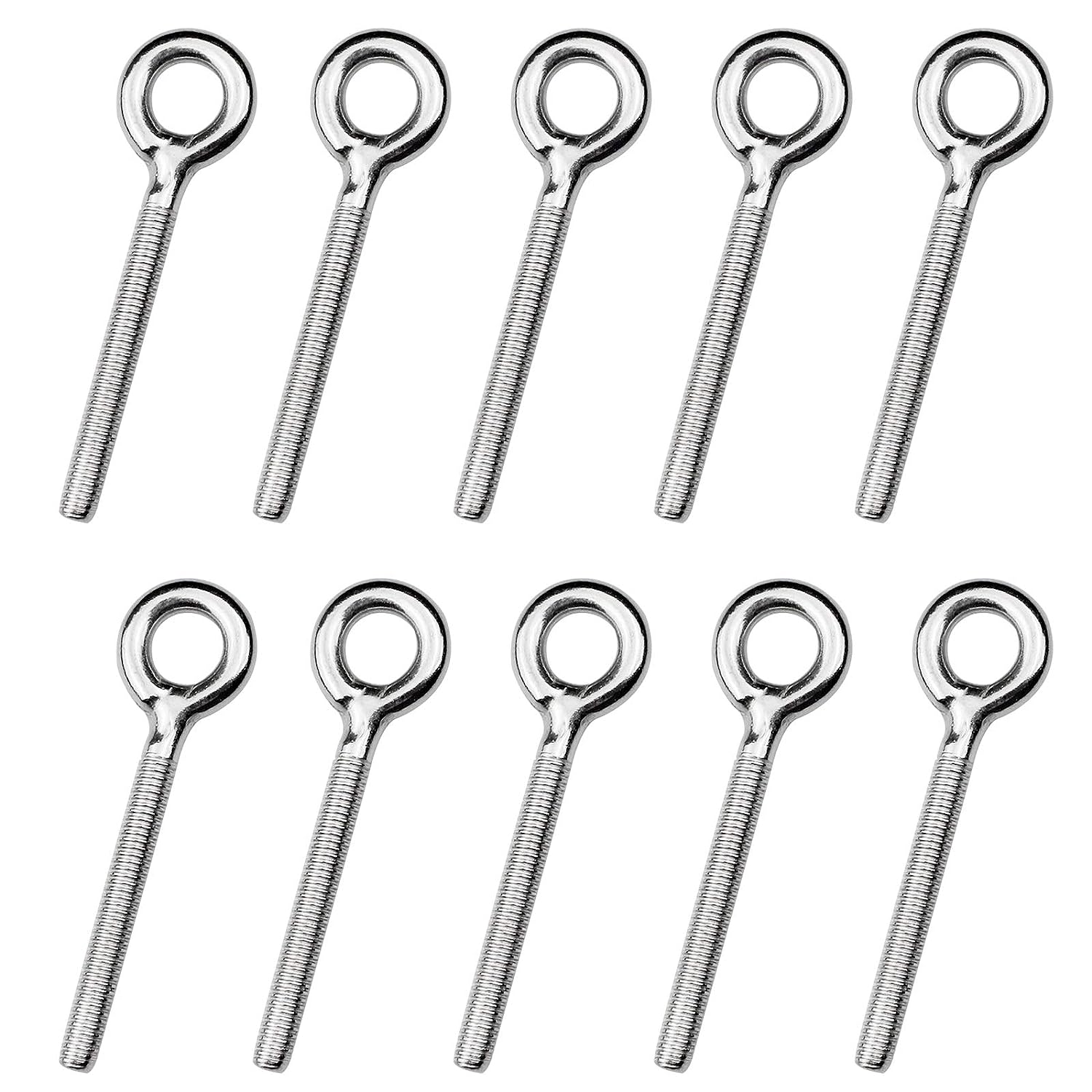 10x Suruburi cu ochi M4, Gri - eMAG.ro