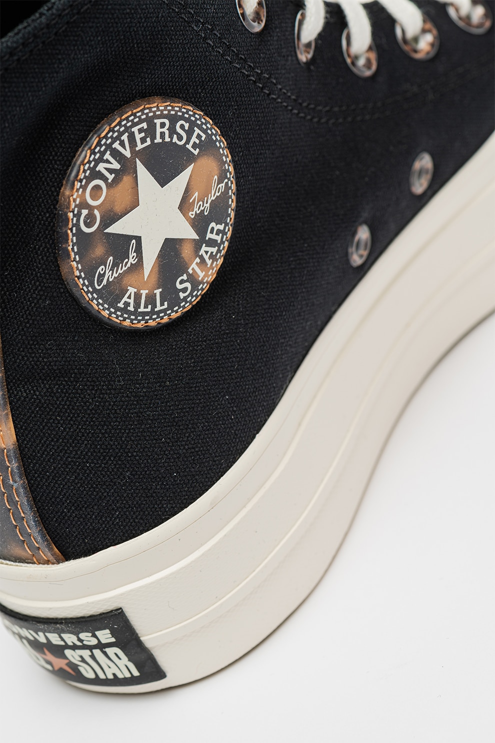 Converse, Tenisi flatform Chuck Taylor All Star Lift, Negru, Maro, 6.5 ...