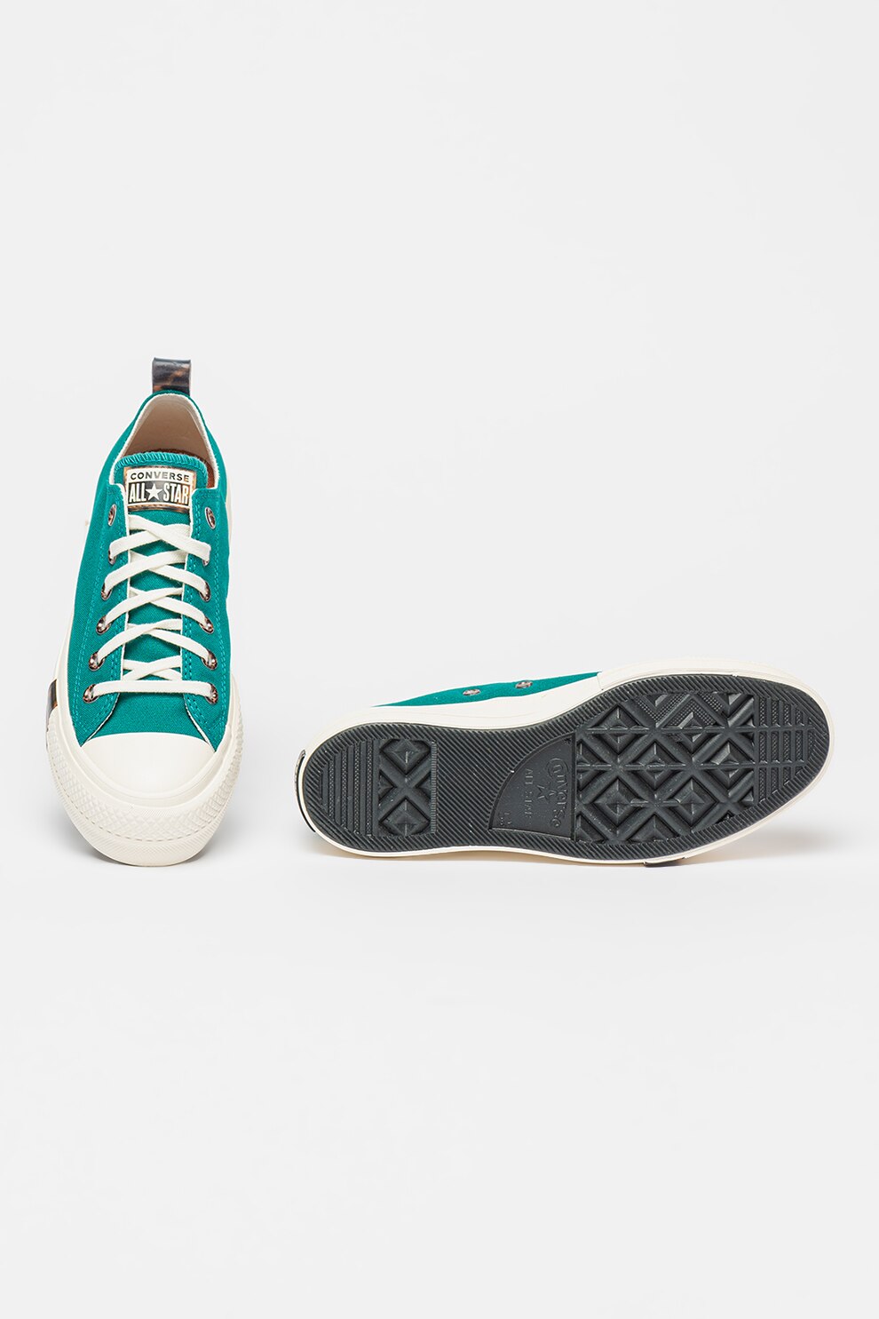 Converse, Chuck Taylor All Star Lift flatform cipő, Zöld, 5.5 - eMAG.hu