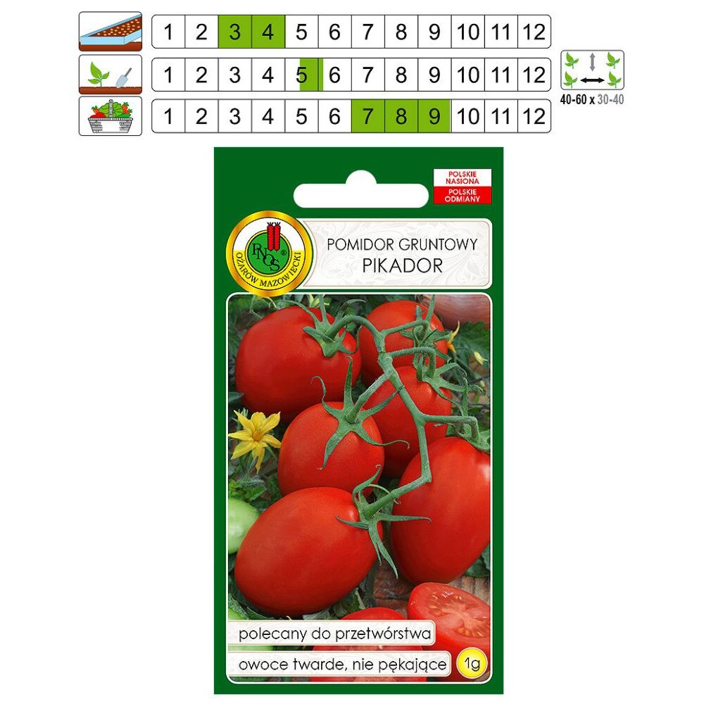 Seminte rasad rosii Picador, Pnos, 1g - eMAG.ro