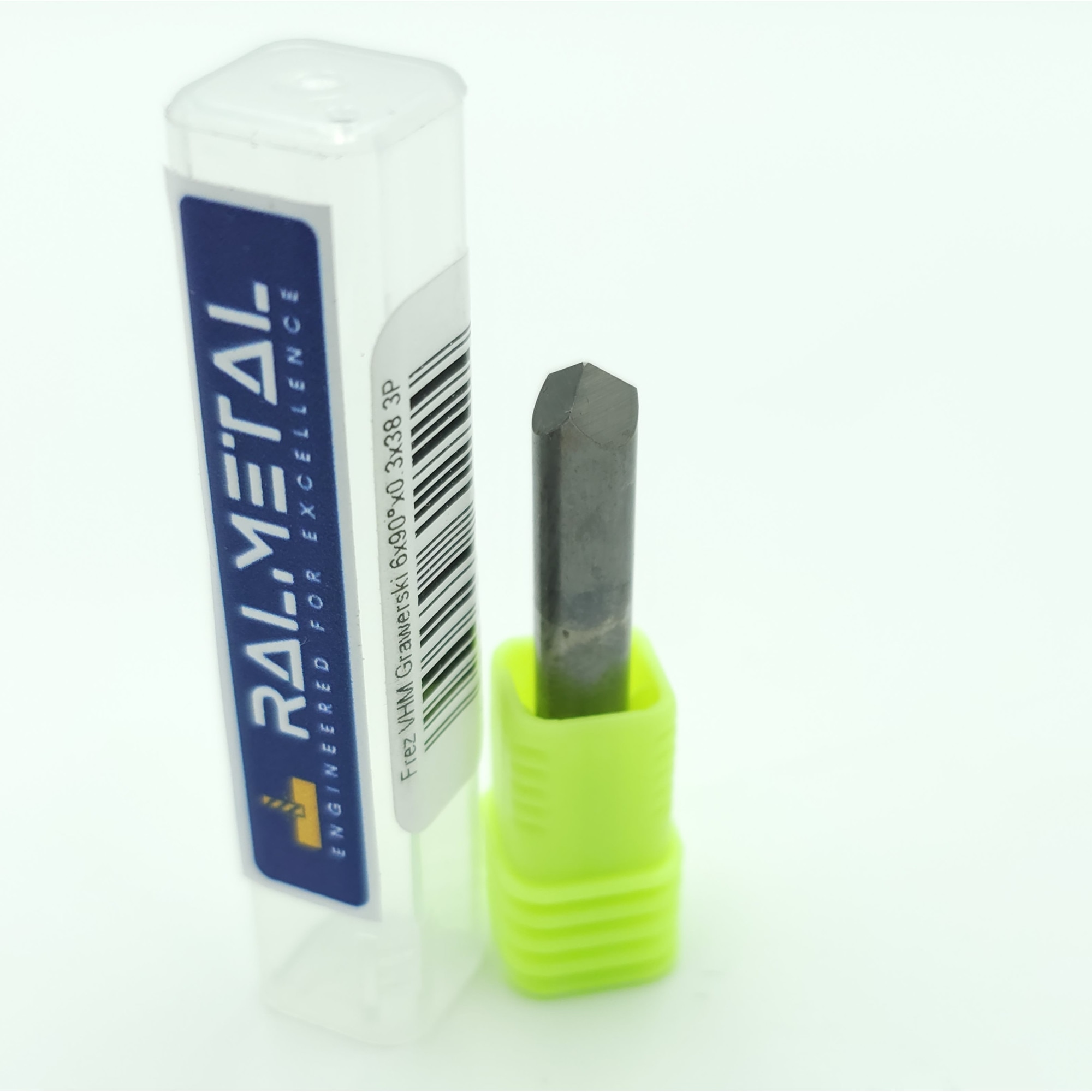 Freza de gravat Ralmetal V-Type, 6x38mm, 3 dinti, pentru lemn/metal ...