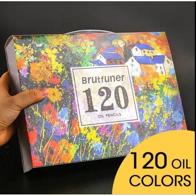 Creion colorat acuarela Brutfuner 120 culori - eMAG.ro