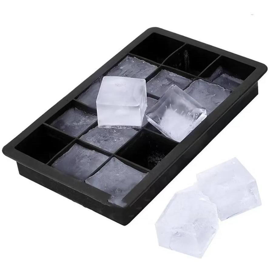 Forma pentru 15 cuburi de gheata, din silicon, 18x11x3 cm - eMAG.ro