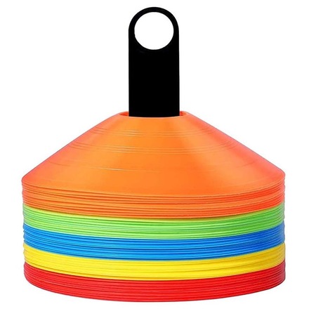 Set 50 jaloane tip con, Sunmostar, Polietilena, Multicolor - eMAG.ro