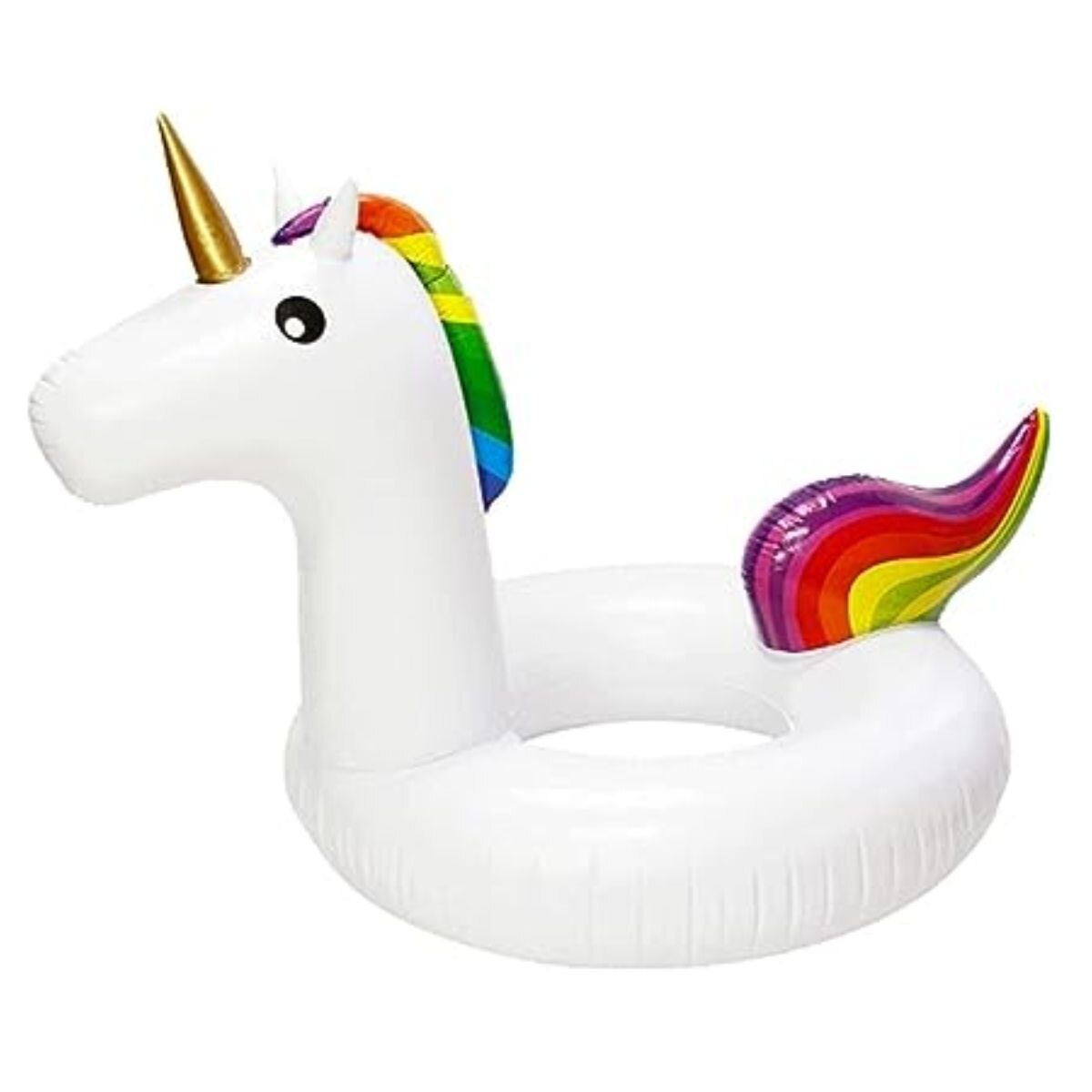 Colac gonflabil model unicorn, cu suport sezut, 70 centimetri ...