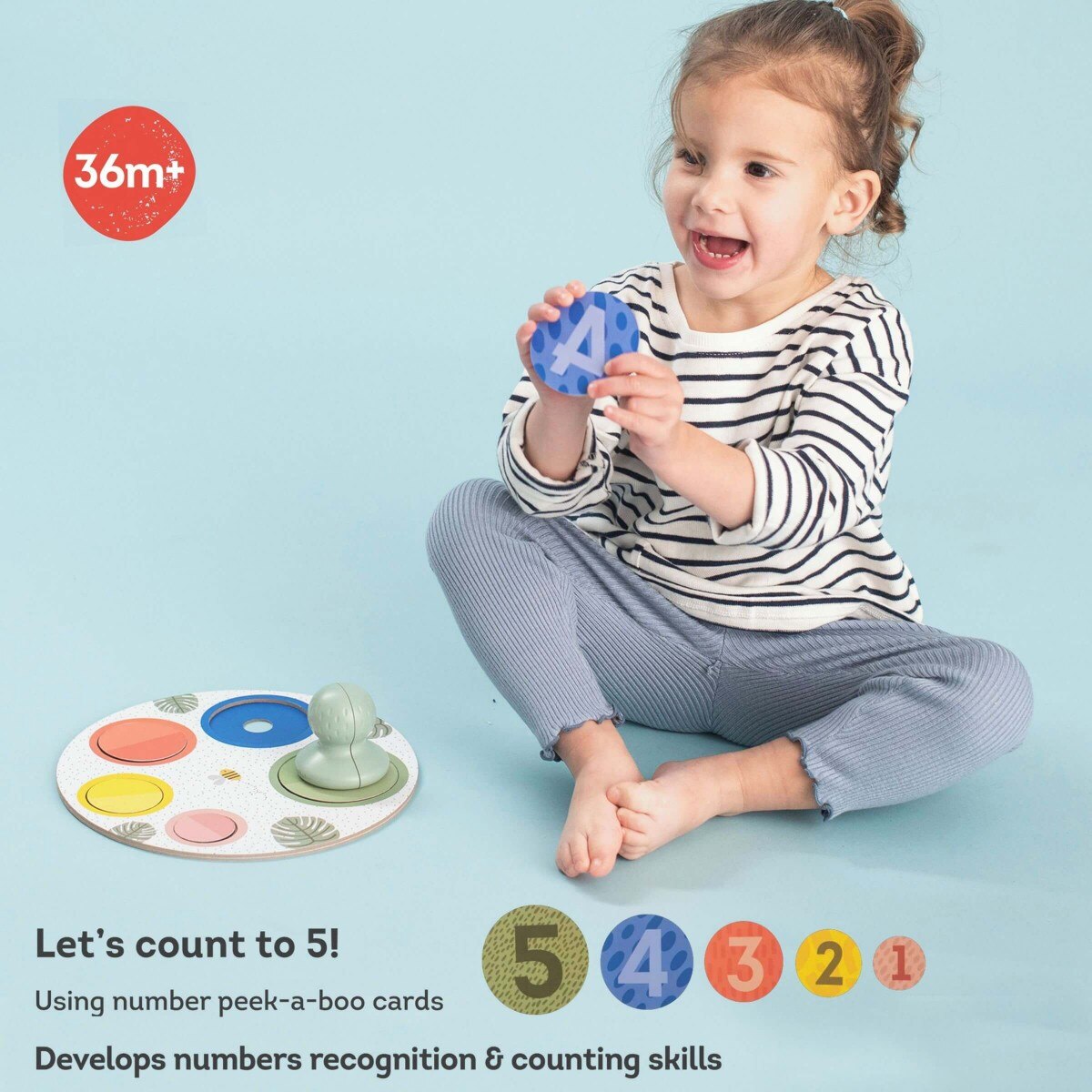 Joc educativ, Taf Toys, Puzzle magnetic 4 in 1 Peek-A-Boo - eMAG.ro