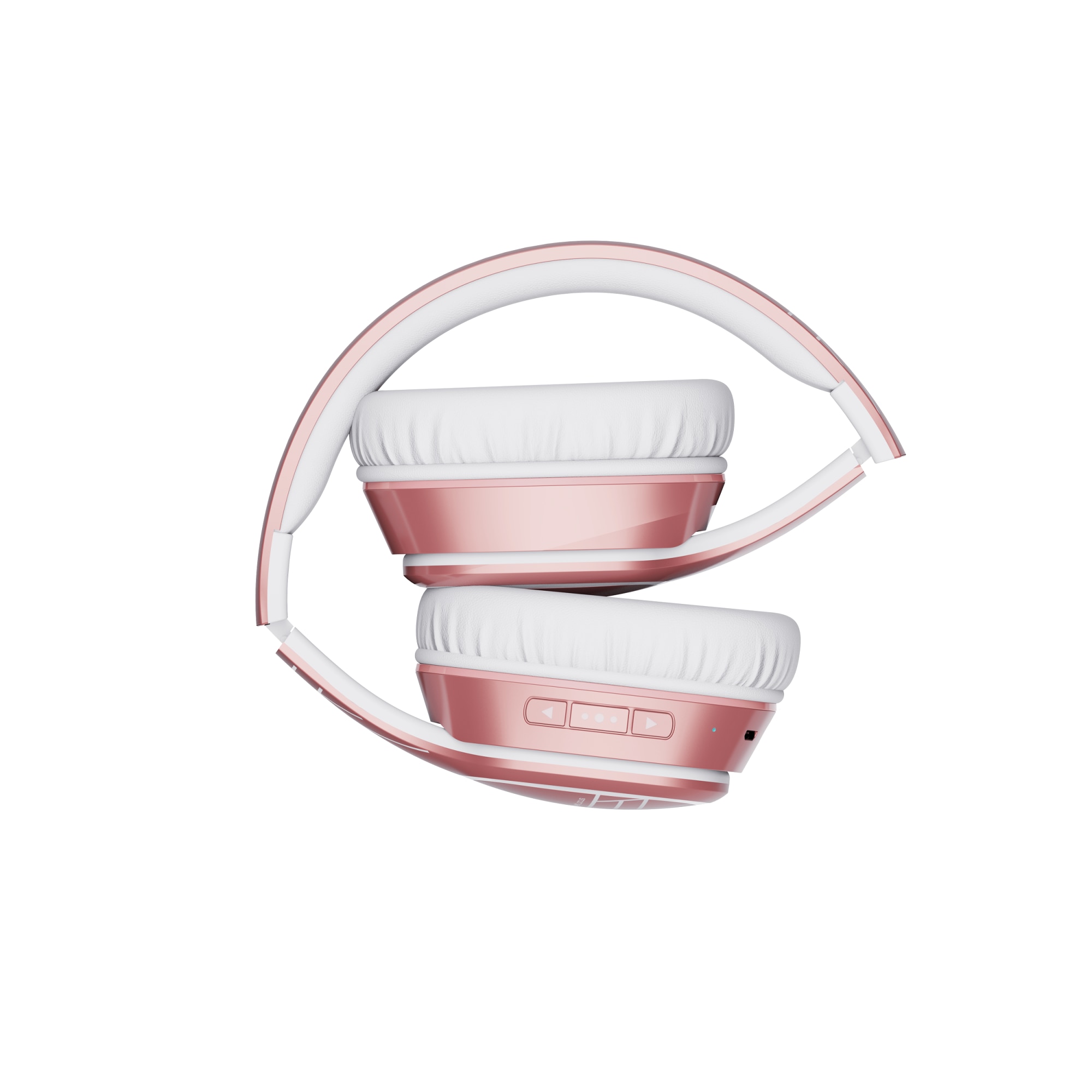 Безжични Bluetooth Слушалки PowerLocus P7 Upgrade, Розово злато - eMAG.bg