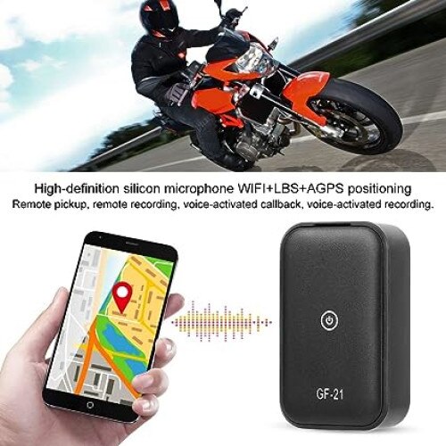 Localizator GPS GF-21 ELMHURST cu comanda vocala, microfon spion GSM ...