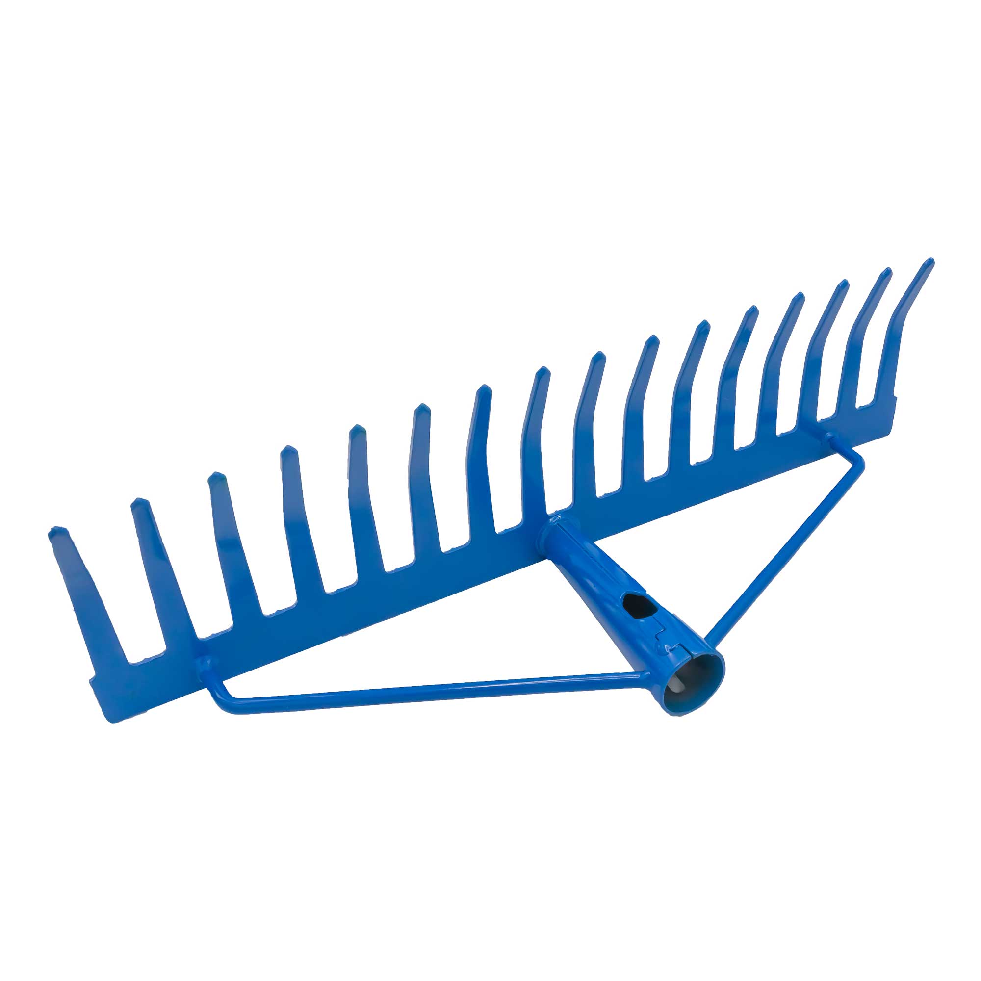 Grebla de gradina, metal cu intaritura, 16 dinti, fara coada, 40 cm ...