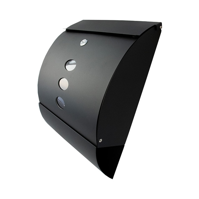 Cutie postala neagra H 400mm, L 320 mm, adancime 120 mm - eMAG.ro