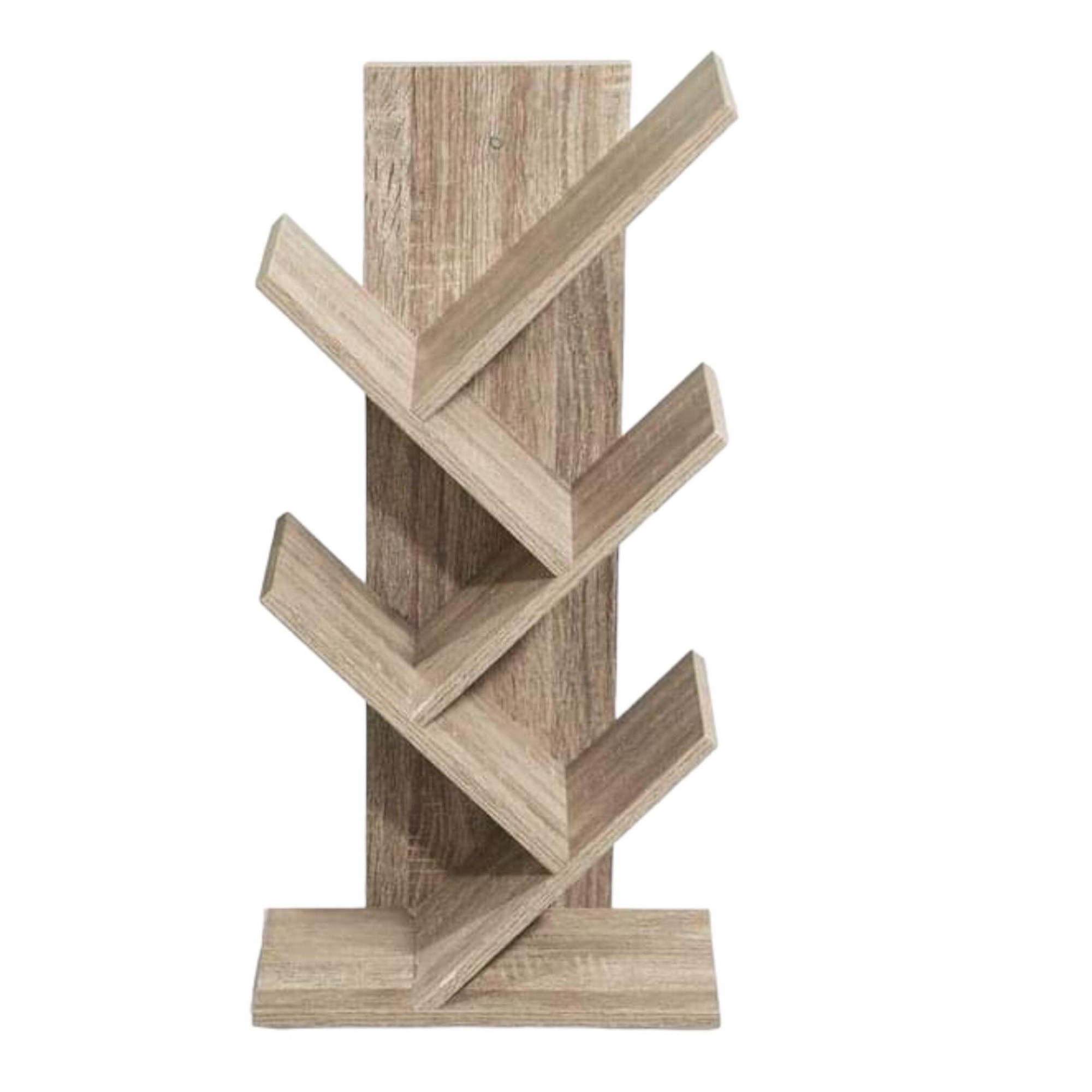 Etajera din lemn cu 5 rafturi, ideala pentru carti, 30x17x59 cm - eMAG.ro