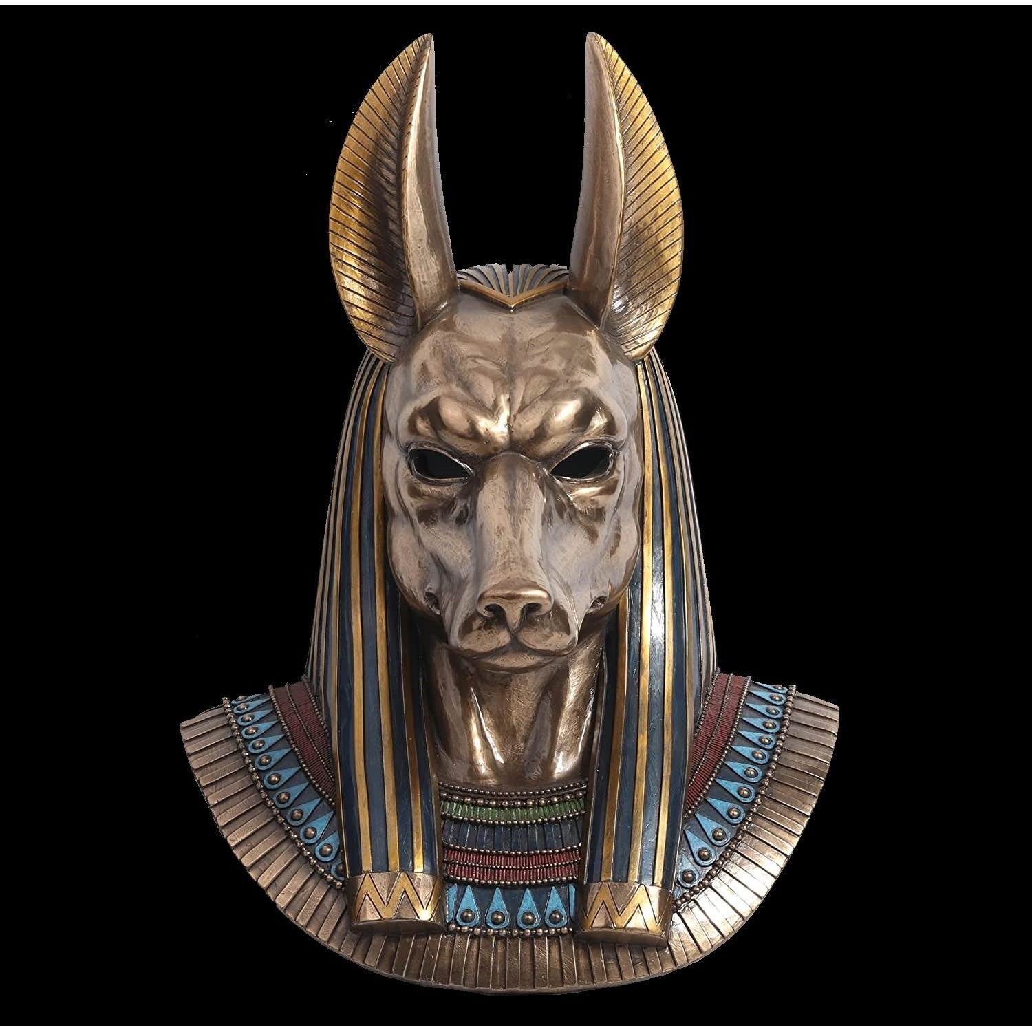 Masca, Zeul Egiptean Anubis, din Rasina, 26 cm x 19 cm x 37 cm ...