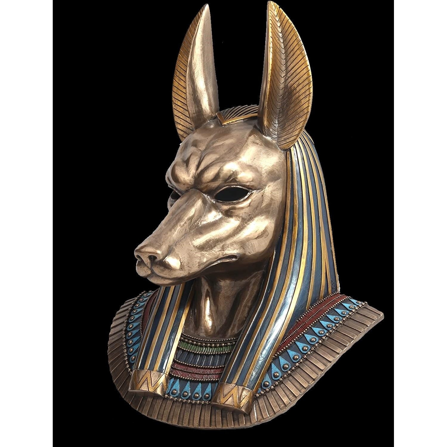 Masca, Zeul Egiptean Anubis, din Rasina, 26 cm x 19 cm x 37 cm ...