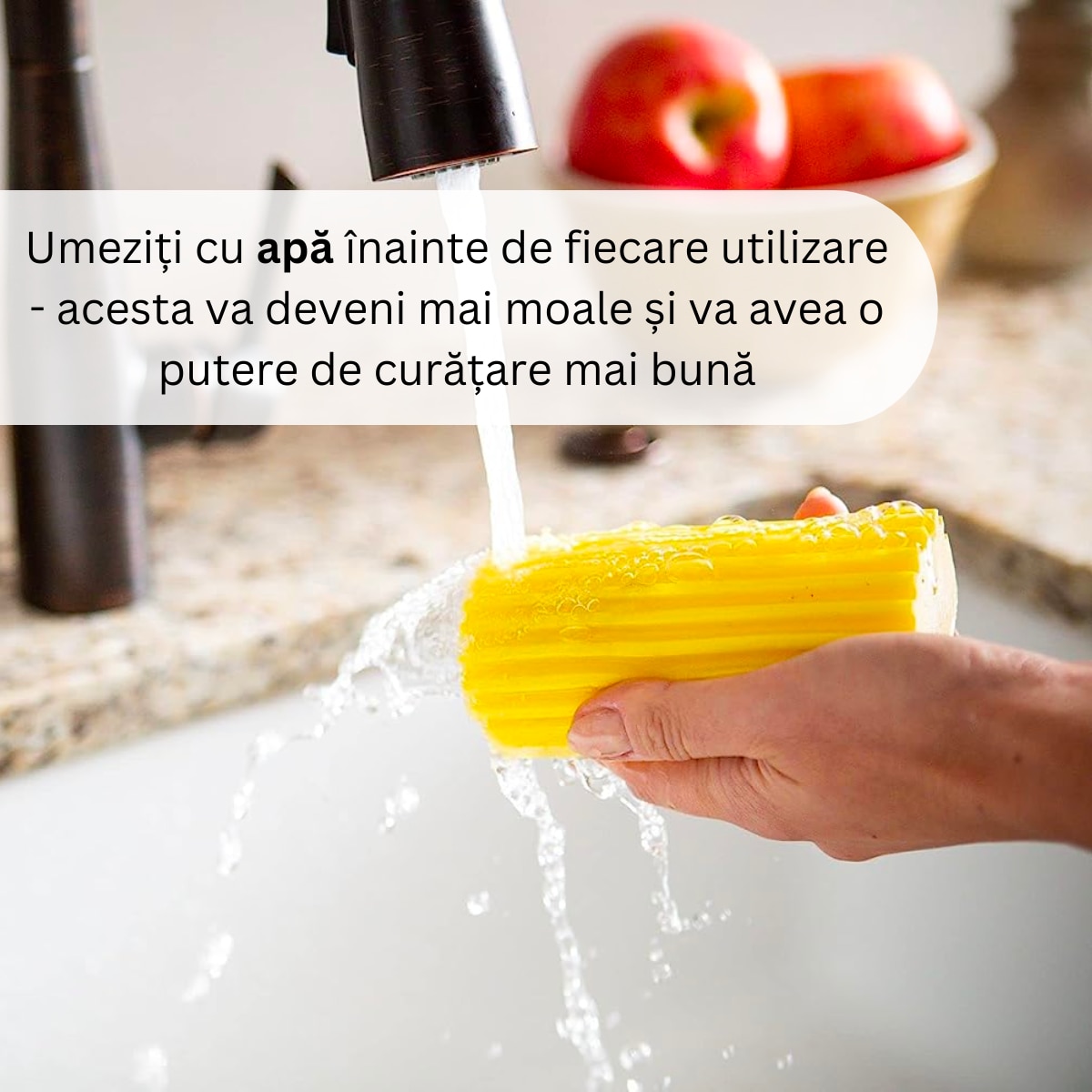 Гъба за почистване на прах Scrub Daddy Damp Duster 11 5 X 6 X 4 см