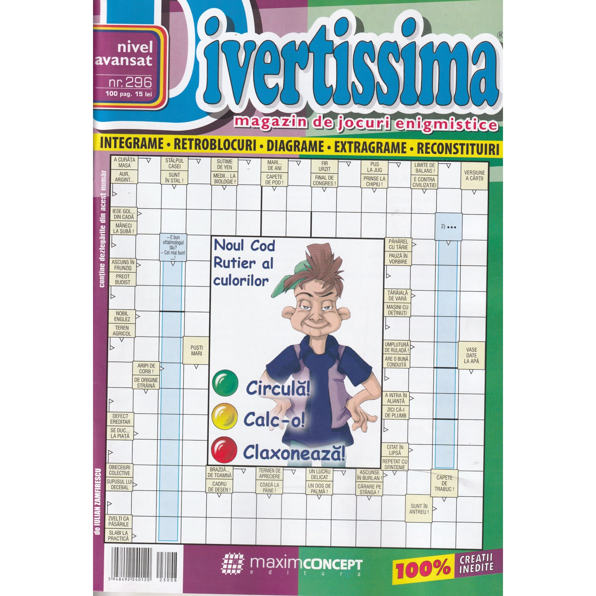 Integrame divertissima 296 - nivel avansat, editura Maxim - eMAG.ro