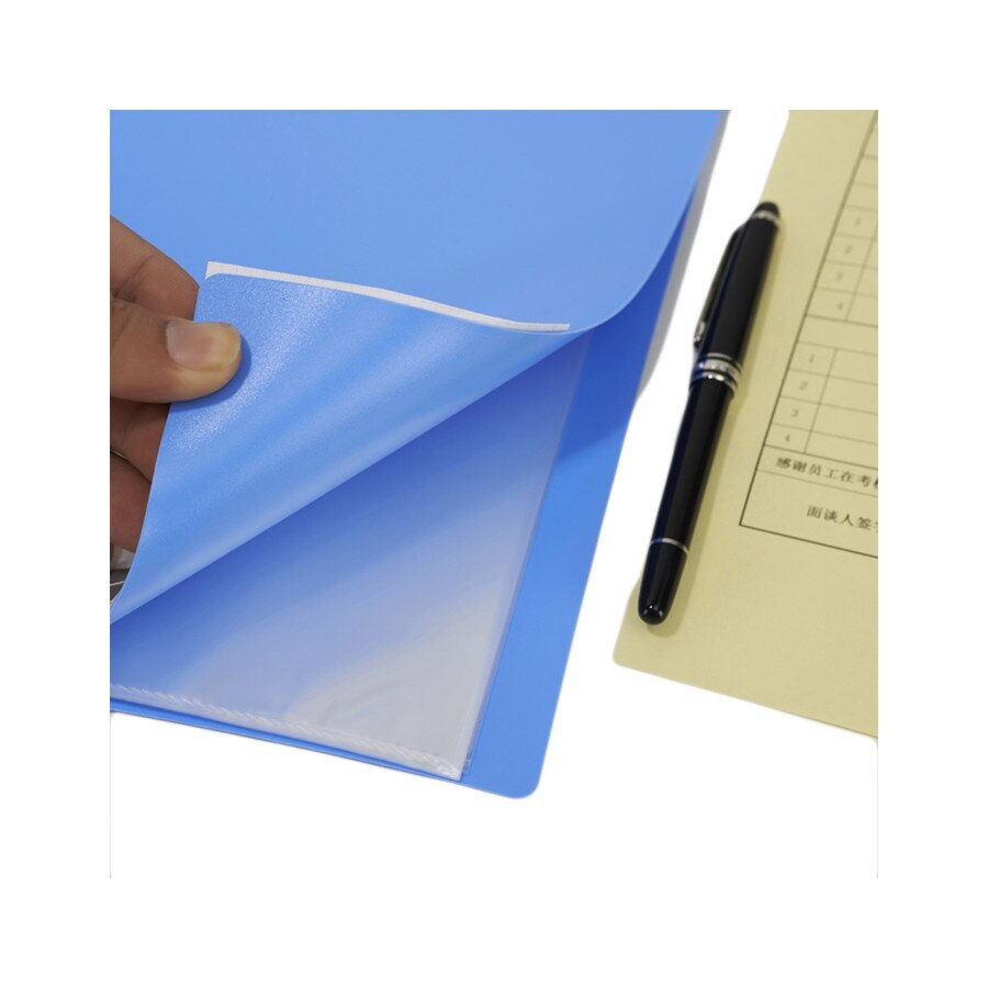 Mapa de prezentare A4, PP, 0,75mm, albastru, 30 compartimente M&G - eMAG.ro