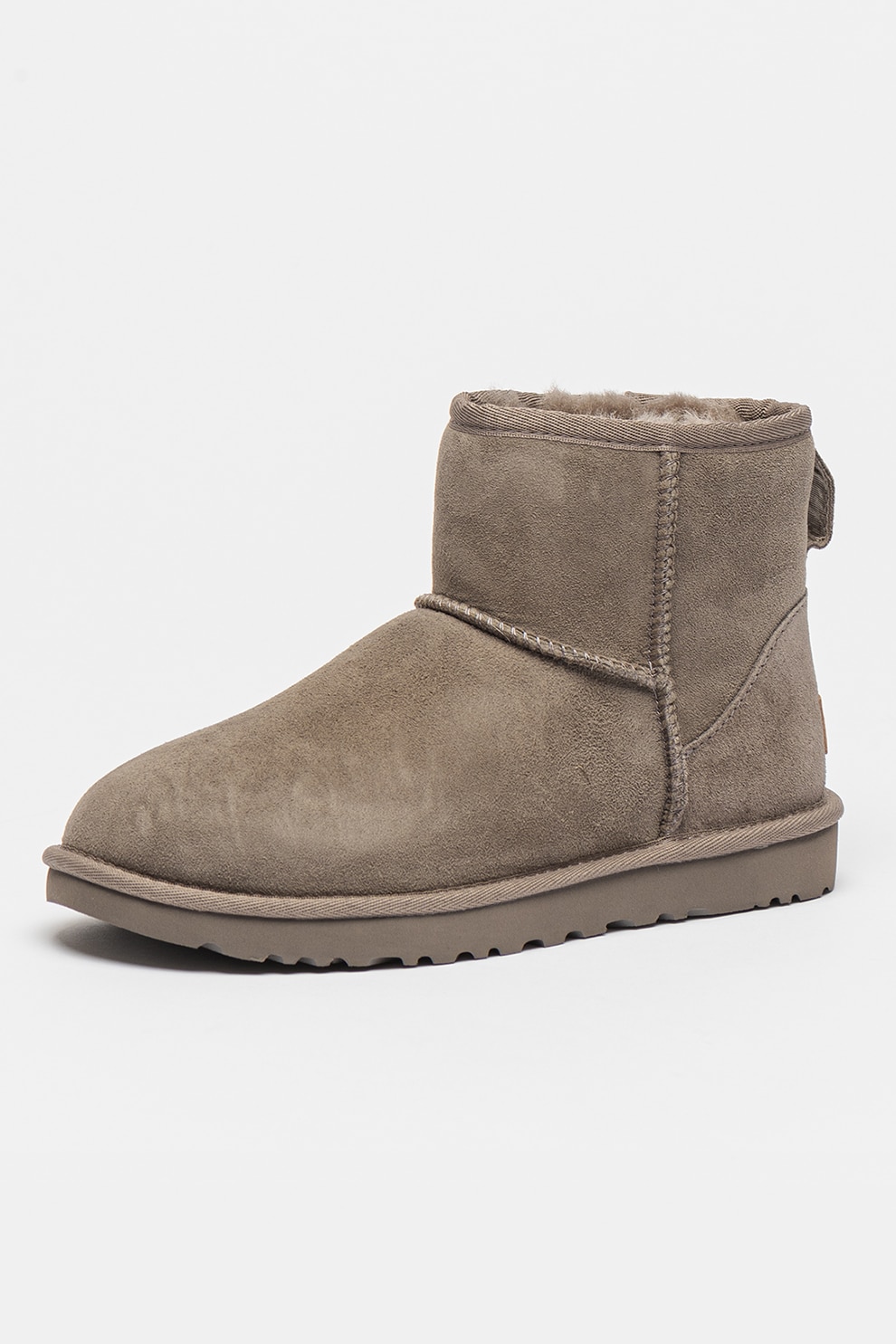 UGG, Ghete slip-on cu finisaj rezistent la apa, din piele intoarsa ...