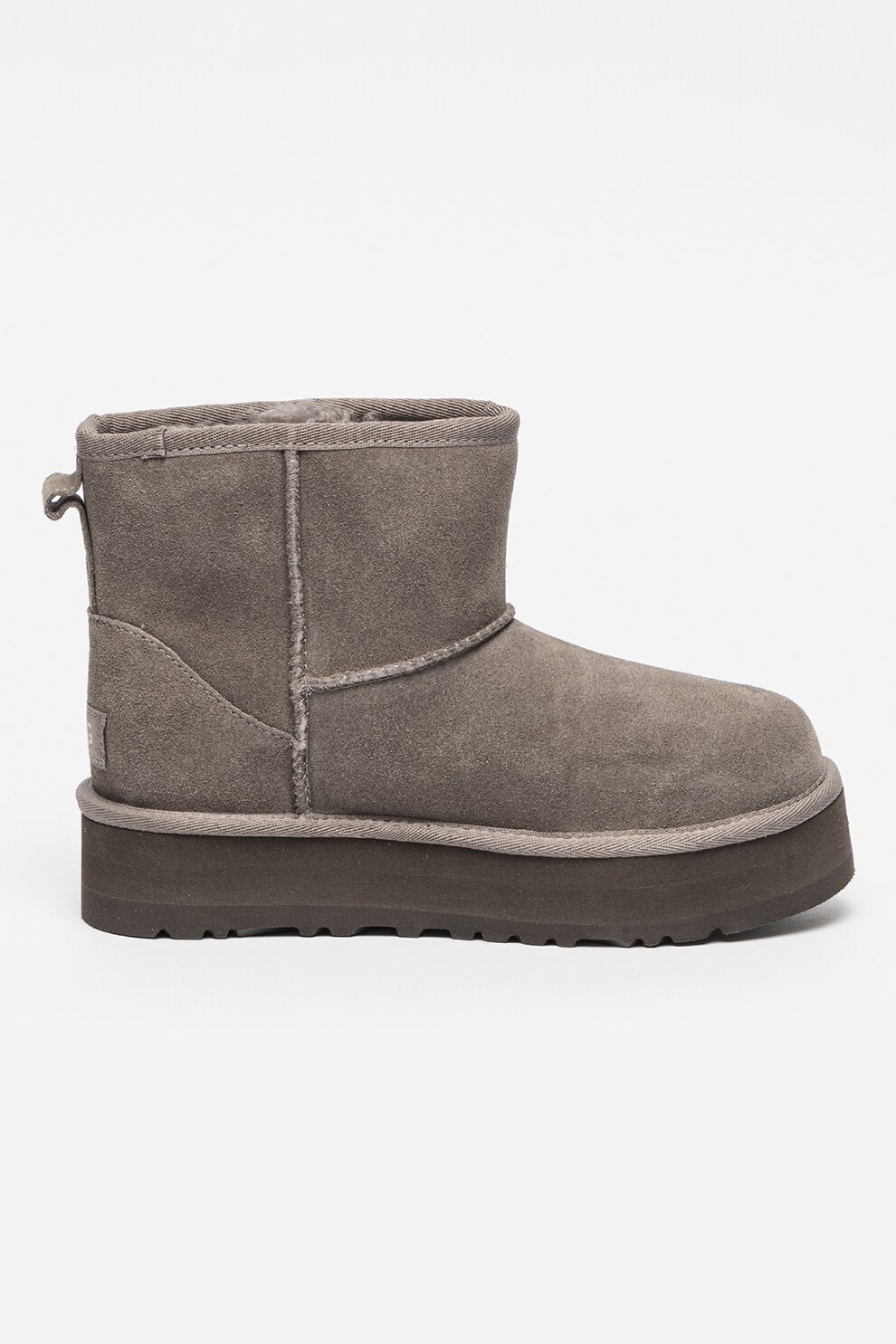 UGG, Ghete slip-on din piele intoarsa Classic Mini - eMAG.ro