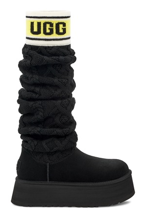 UGG, Cizme mid-calf cu platforma Classic Sweater Letter - eMAG.ro