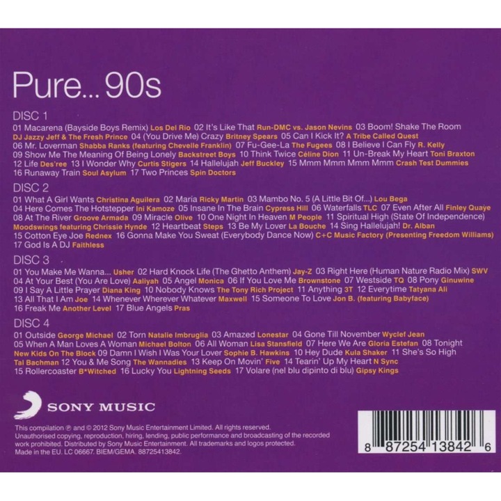 Various Artists - Pure 90s [boxset] (4cd) - eMAG.bg