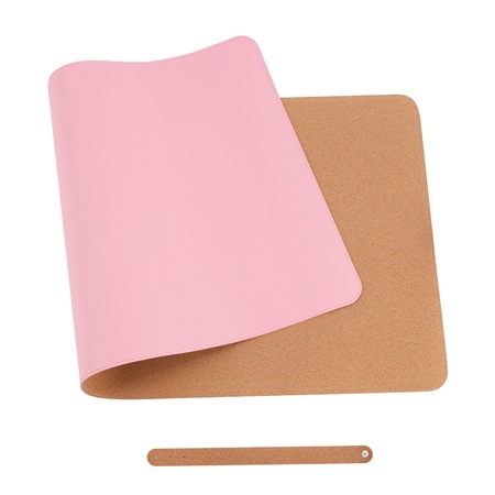 Mouse pad, Notekisskai, Piele ecologica, 31.5"x15.7", Roz - eMAG.ro