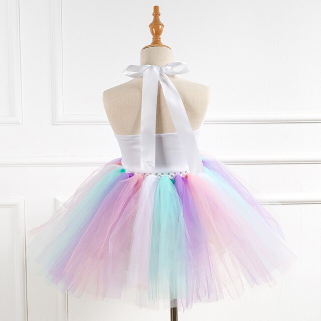 Rochie unicorn cu paiete pentru fete, Notekisskai, Poliester/Matase, 90 ...