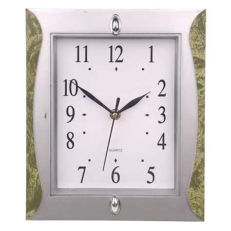 Ceas de Perete, Plastic, Dreptunghiular, 22x26cm, Multicolor, M5 - eMAG.ro