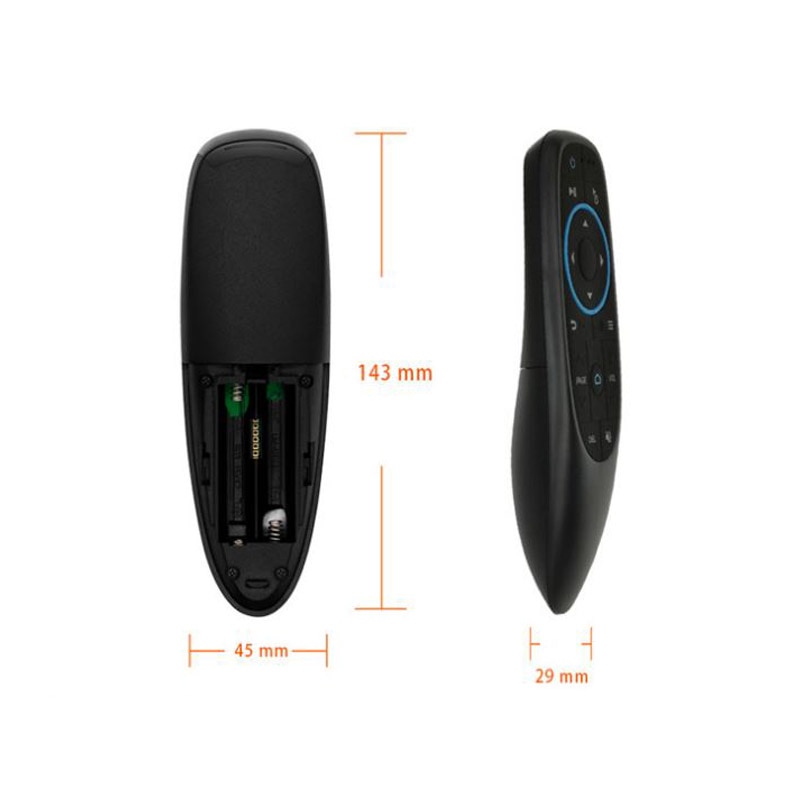 Telecomanda Bluetooth, Plastic, 143 x 45 mm, Negru - eMAG.ro