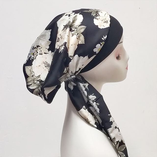 Turban pentru femei, Notekisskai, Matase, Negru - eMAG.ro