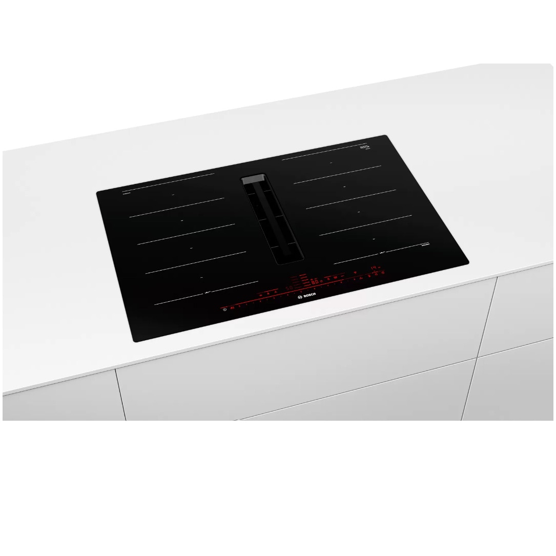 Plita incorporabila cu hota integrata Bosch Seria 8 PXX801D67E ...