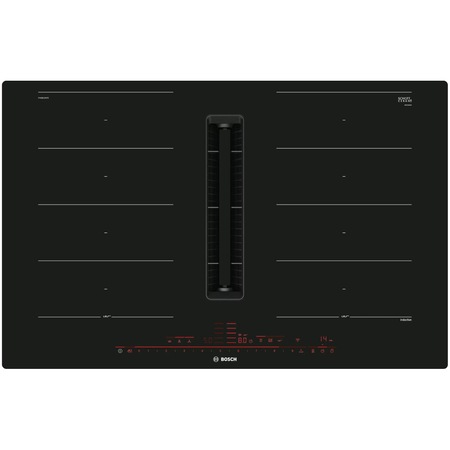 Plita incorporabila cu hota integrata Bosch Seria 8 PXX801D67E ...