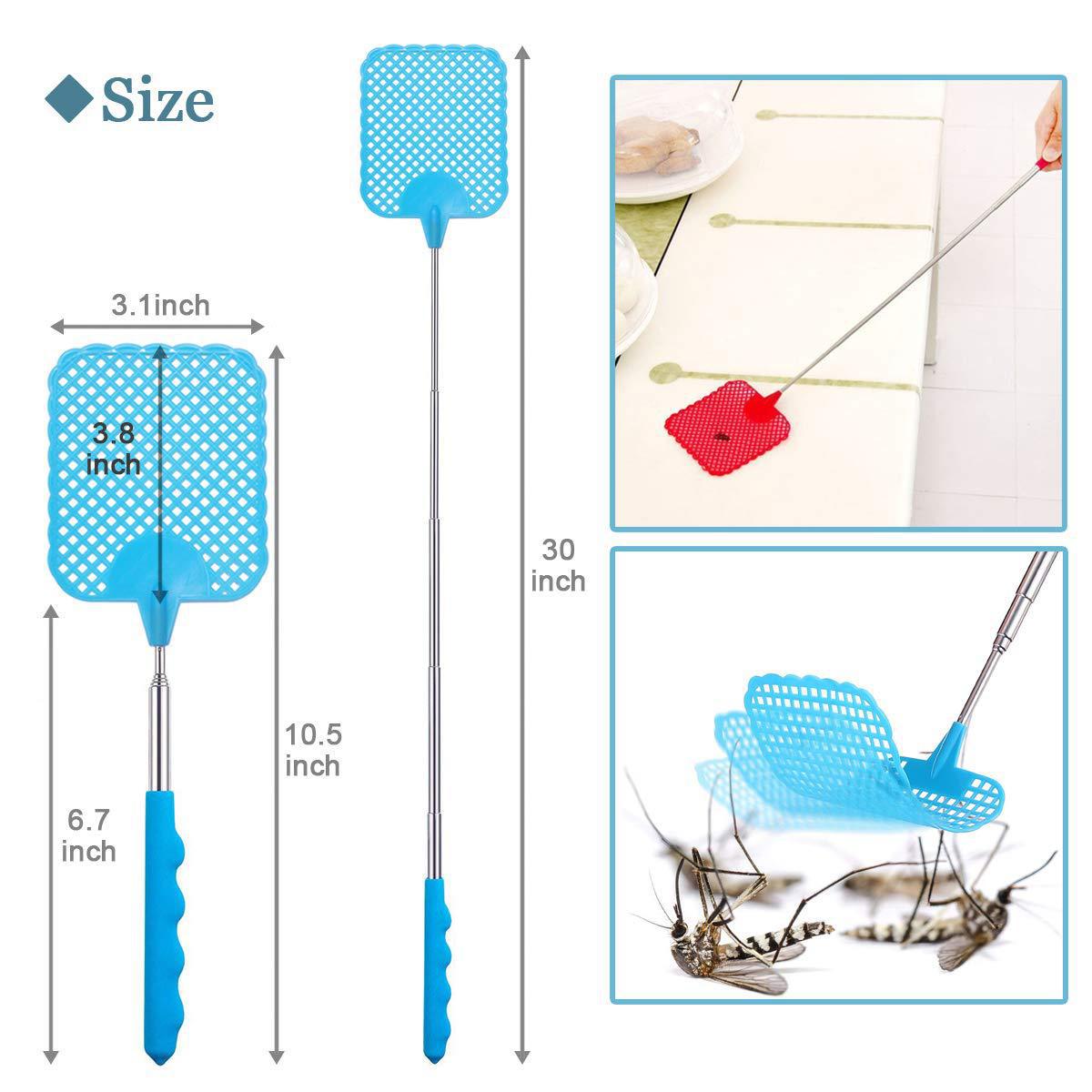 Set de 4, Plici de muste, Plastic, 70 cm, Multicolor - eMAG.ro