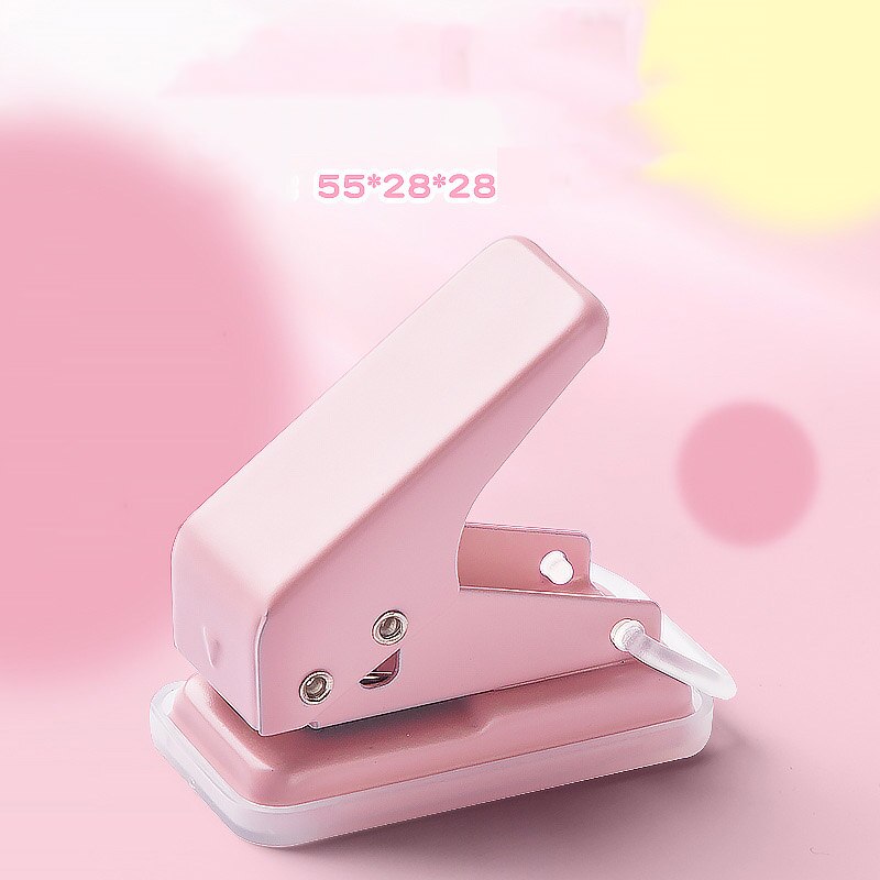 Mini perforator cu o singura gaura, Sunmostar, Roz - eMAG.ro