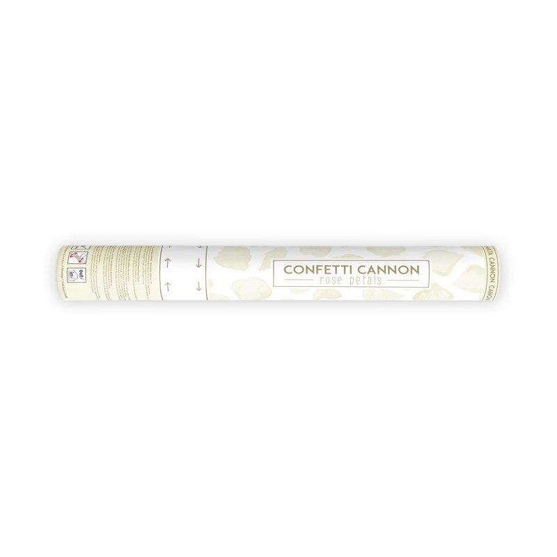 Set 72 tuburi de confetti, 40cm, Crem - eMAG.ro