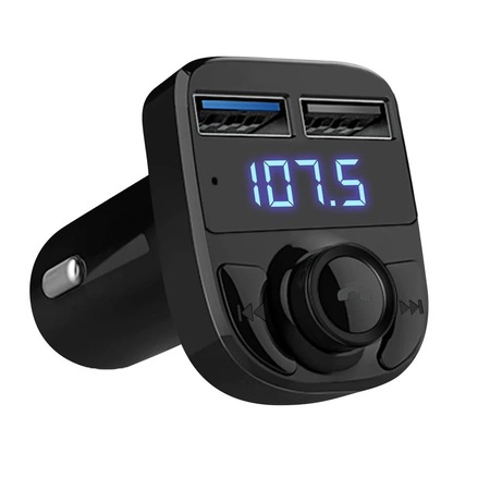 Modulator FM V8, Bluetooth 5.0 cu HandsFree, Incarcator 2 x USB 3.1A ...