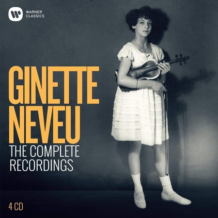 Ginette Neveu - Ginette Neveu - The Complete Recordings (4CDs Box Set ...