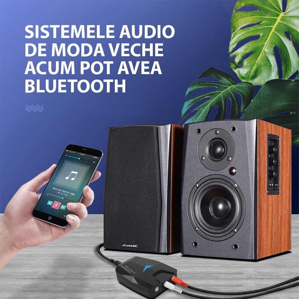 Convertor Audio Digital la Analog Techstar® M24, Compatibil Bluetooth 5 ...