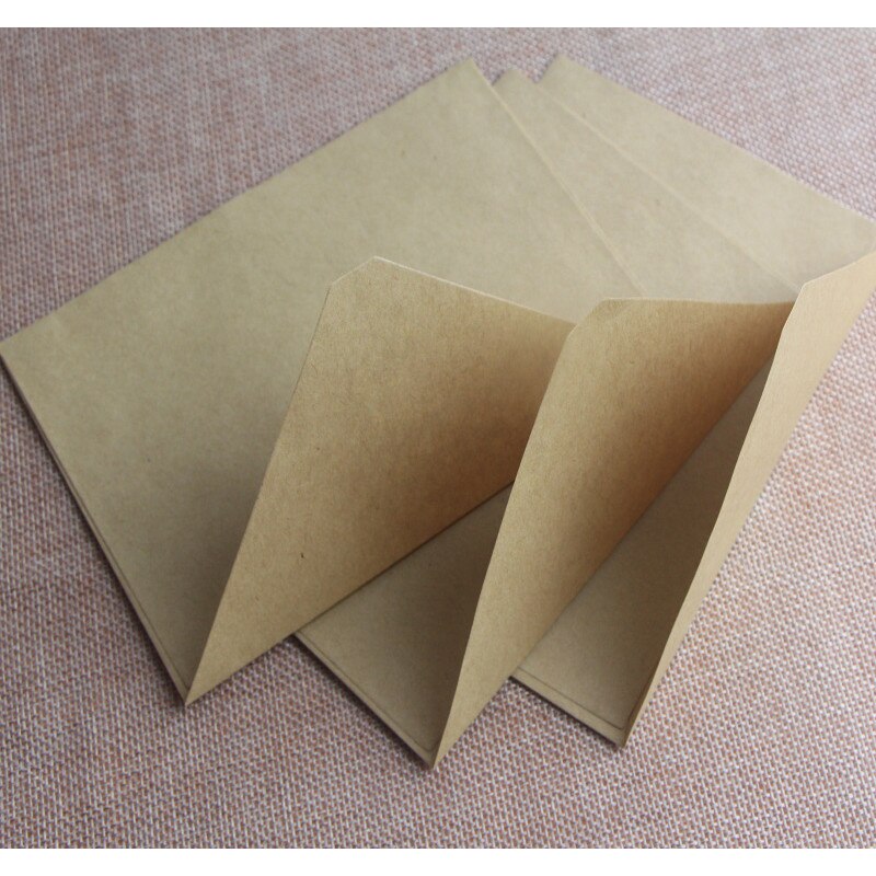 Set 10 plicuri, Hartie, 11x15.3cm, Maro - eMAG.ro