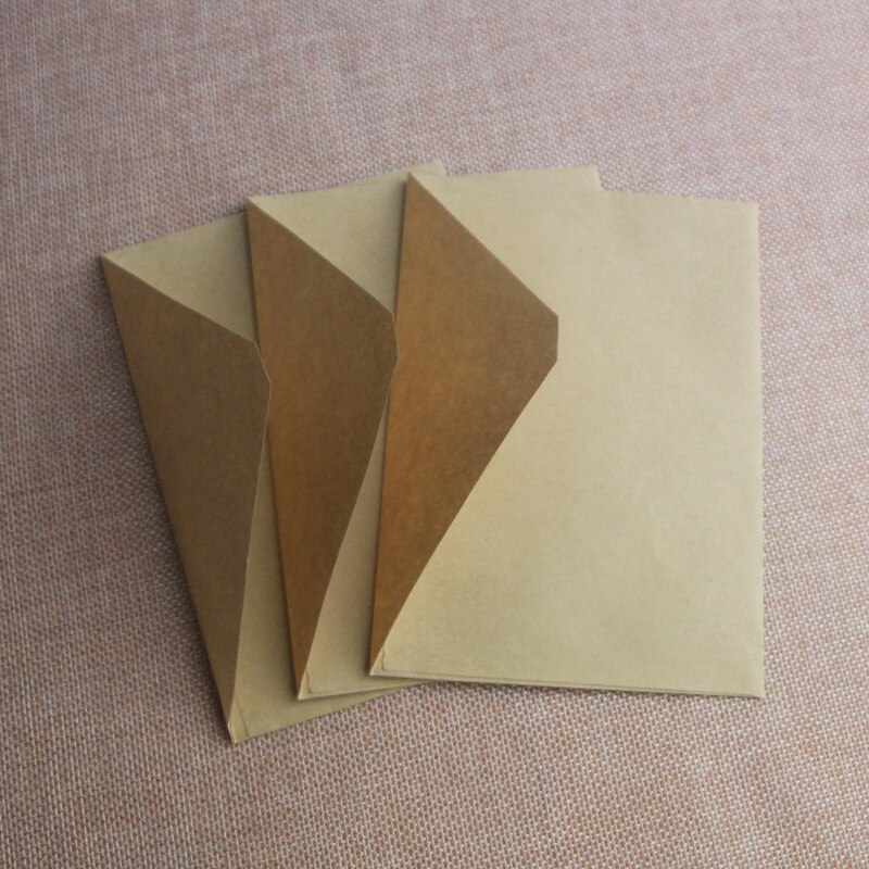 Set 10 plicuri, Hartie, 11x15.3cm, Maro - eMAG.ro