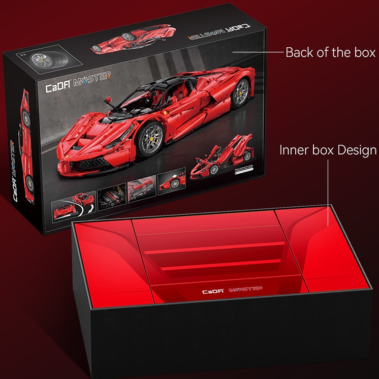 Set constructie CaDa - Masinuta La Ferrari Viva Hypercar scara 1:8 ...