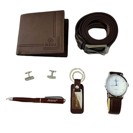 Set pentru barbati JESOU COLLECTION, cutie cu doua sertare, ceas ...