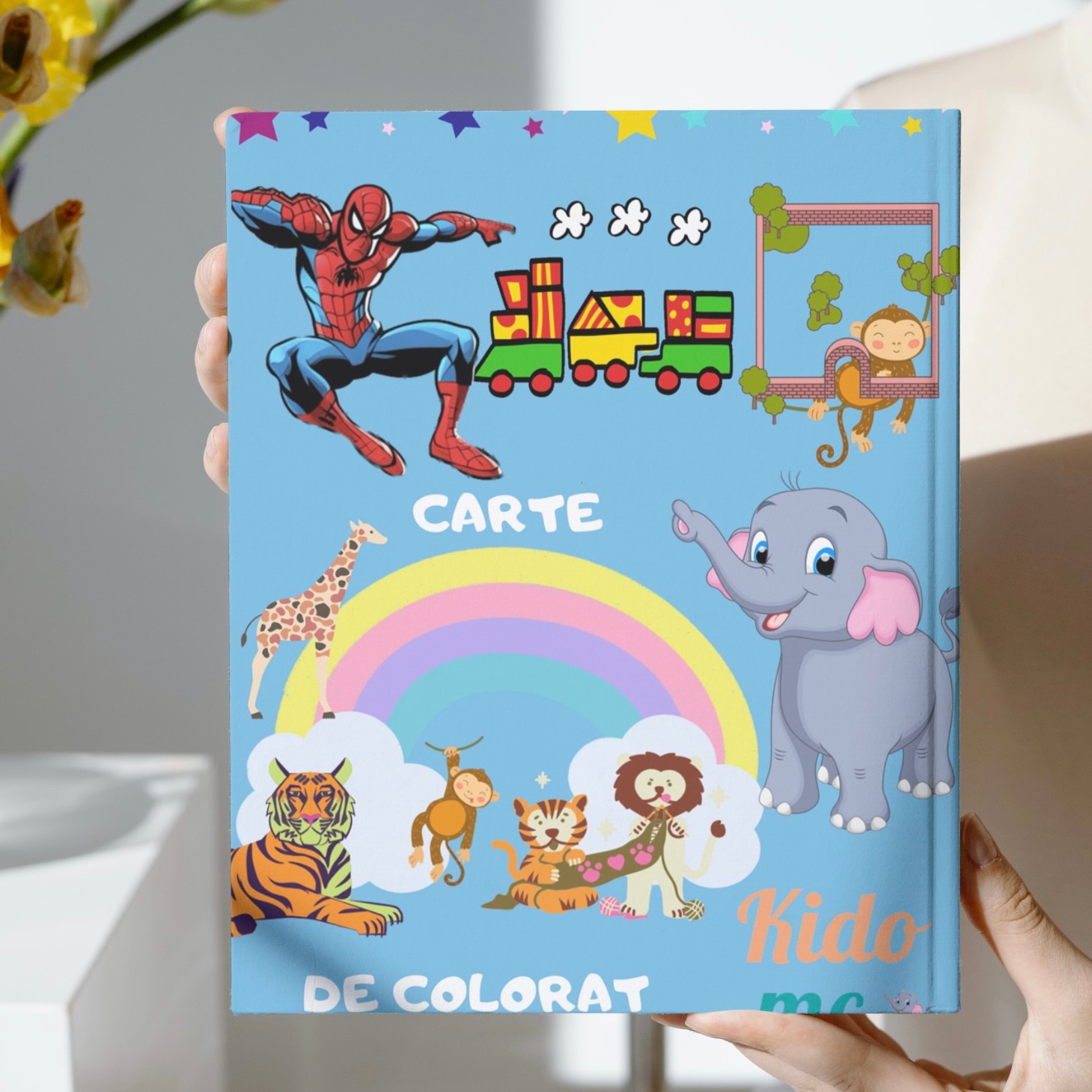 Carte de colorat Kido pentru copii 3-7 ani cu animatii Disney ...