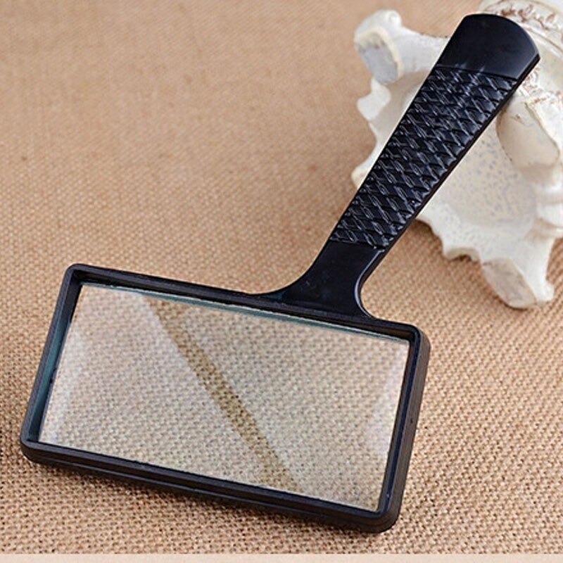 Lupa, Plastic/Sticla, 3x, 100 x 50 mm, Negru - eMAG.ro