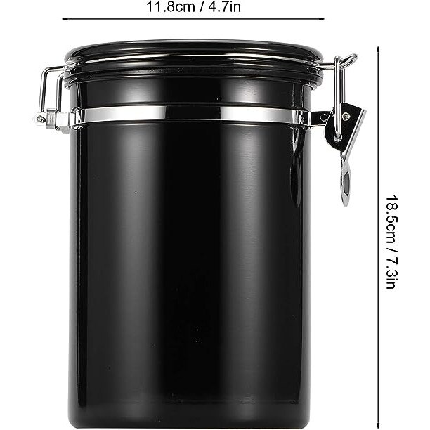 Recipient Etans din Otel Inoxidabil de 1.8L, pentru Cafea, cu Supapa de ...